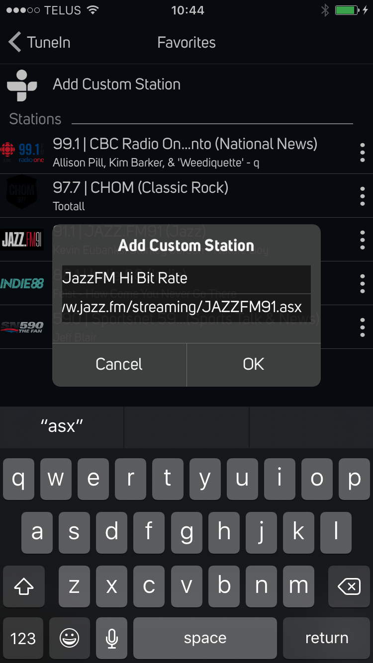 Adding a Custom Station as a TuneIn Favorite – The BluOS Support Crew