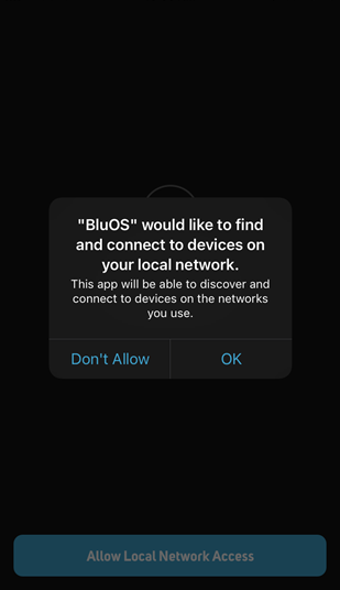 Why does the BluOS Controller App request for local network access ...